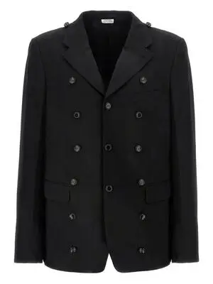 Comme Des Garçons Double-layer Blazer Coat
