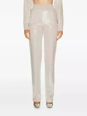 Burberry Sequin-embellished Straight Leg Pants