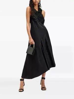 ALLSAINTS Mahree Cross-back Ruffled Dress