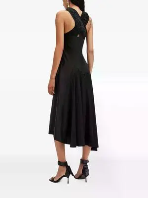 ALLSAINTS Mahree Cross-back Ruffled Dress