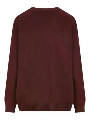 Max Mara Long-sleeve Embroidered Sweater - Red