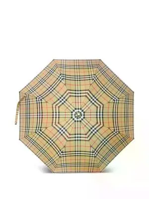Burberry Checked Umbrella - Neutrals