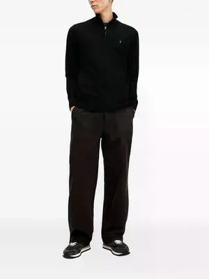 ALLSAINTS Killburn Half-zip High-neck Sweater - Black