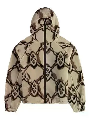 DAILY PAPER Shield-pattern Hooded Jacket