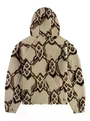 DAILY PAPER Shield-pattern Hooded Jacket