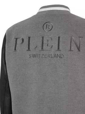 Philipp Plein Panelled Bomber Jacket - Grey