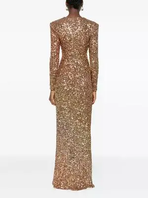 Elisabetta Franchi V-neck Maxi Dress