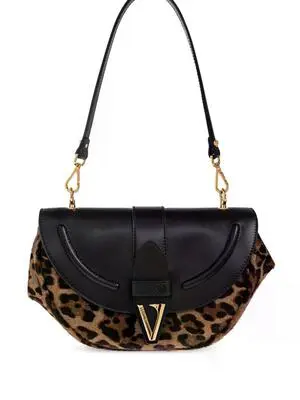 Versace Virtus Leopard Print Tote Bag