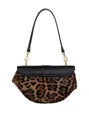 Versace Virtus Leopard Print Tote Bag