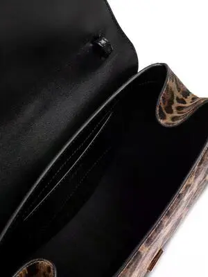 Versace Virtus Leopard Print Tote Bag
