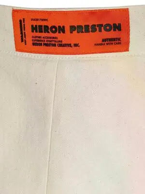 Heron Preston Cut-out Cotton Trousers