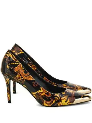 Versace Baroque-print Stiletto Pumps