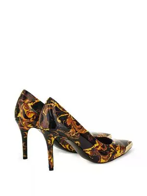 Versace Baroque-print Stiletto Pumps