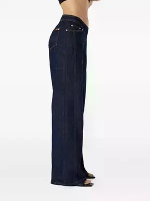 NO44 Cotton Wide-leg Jeans