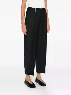 Peserico Pleated Cuffed Trousers