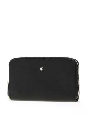 Montblanc Zip-around Leather Wallet - Black