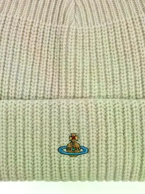 VIVIENNE WESTWOOD Orb-embroidered Beanie