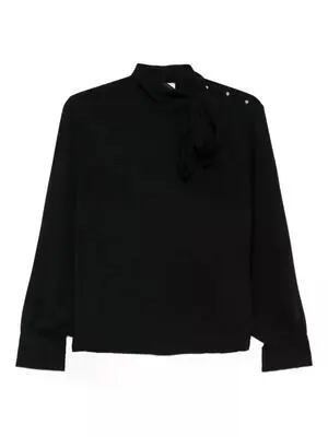 Liu Jo High Neck Blouse With Button Detail