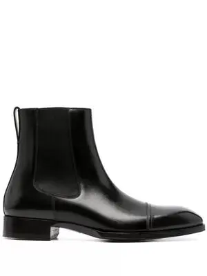 TOM FORD Elkan Leather Chelsea Boots
