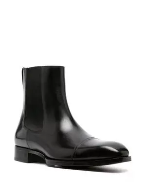 TOM FORD Elkan Leather Chelsea Boots