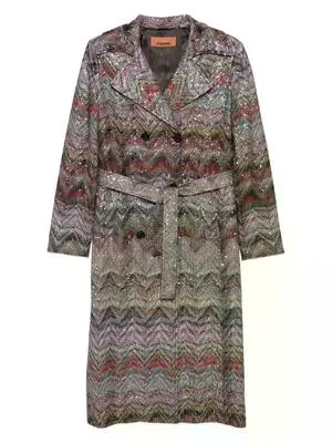 Missoni Viscose Blend Trench Coat