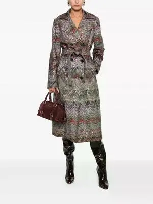 Missoni Viscose Blend Trench Coat