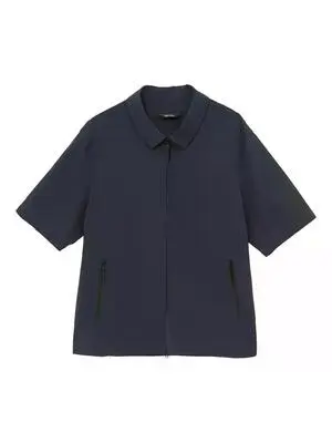 HIKING PATROL Zip-front Short-sleeve Shirt - Blue
