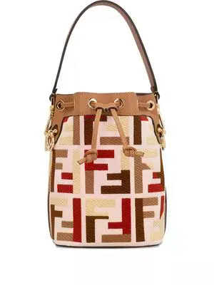 Fendi Mini Mon Tresor Ff-motif Bucket Bag