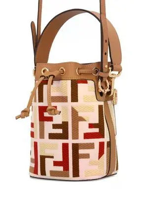 Fendi Mini Mon Tresor Ff-motif Bucket Bag
