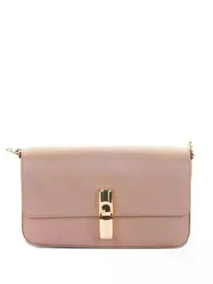 Furla Lock-detail Shoulder Bag - Neutrals