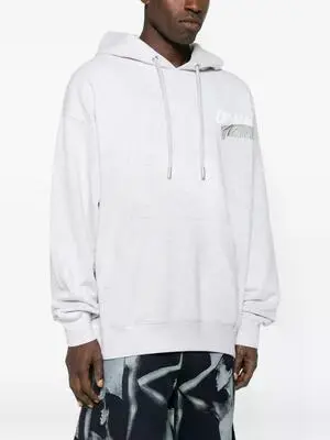 Off-White Logo-print Hooded Sweatshirt