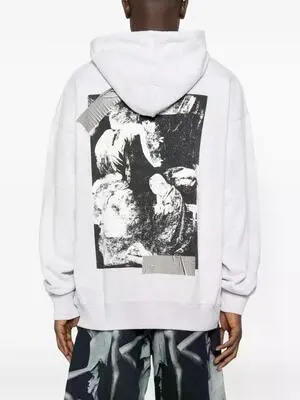 Off-White Logo-print Hooded Sweatshirt