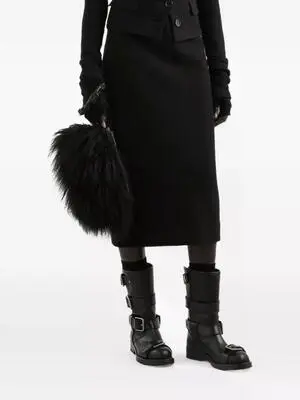 Dolce & Gabbana Wool Midi Skirt