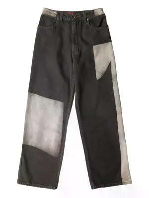 Eckhaus Latta Patchwork Wide-leg Jeans