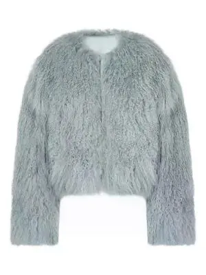 Women's Blue Fur Jackets