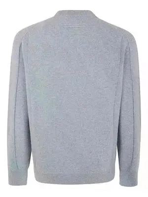 Zegna Round-neck Wool-cashmere Blend Sweater