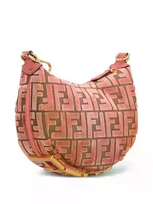Fendi Mini Graphy Jacquard Velvet Tote Bag
