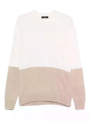 ZANONE Colour-block Virgin Wool Sweater