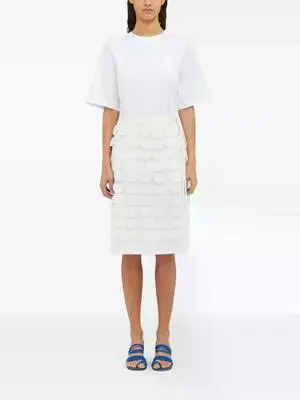 MSGM Circle-appliqué Wrap Mini Skirt