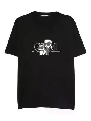Karl Lagerfeld Logo-print T-shirt - Black