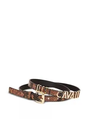 Just Cavalli Logo-lettering Belt - Brown