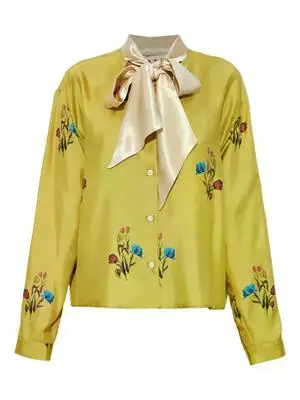 Marni Tie Detailed Blouses