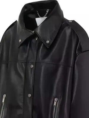 HALFBOY Snap-button Leather Jacket