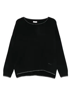 Liu Jo Glitter-trimmed Sweater