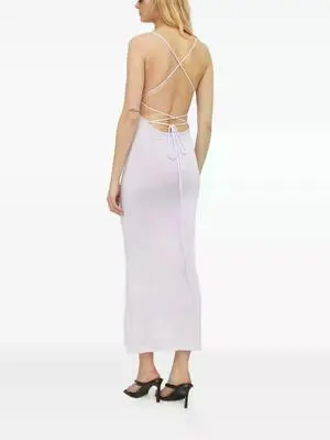 ALOHAS Open-back Midi Dress