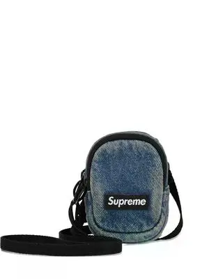 Supreme Mini Denim Crossbody Bag - Blue