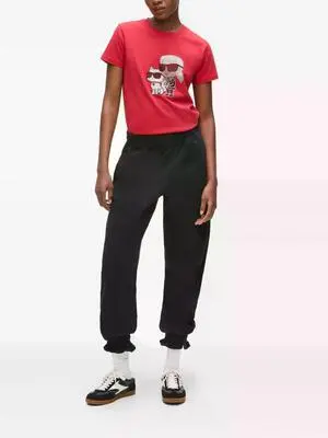 Karl Lagerfeld Ikon Patch Cinched Sweatpants