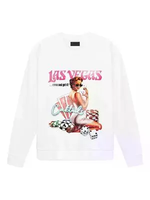 RtA Las Vegas Cocktails Sweatshirt - White