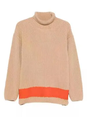 MSGM High-neck Striped Sweater