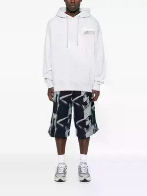 Off-White Logo-print Hooded Sweatshirt